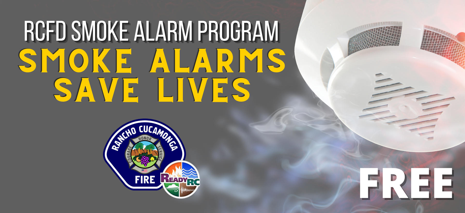 RCFD Smoke Alarm Program | City of Rancho Cucamonga